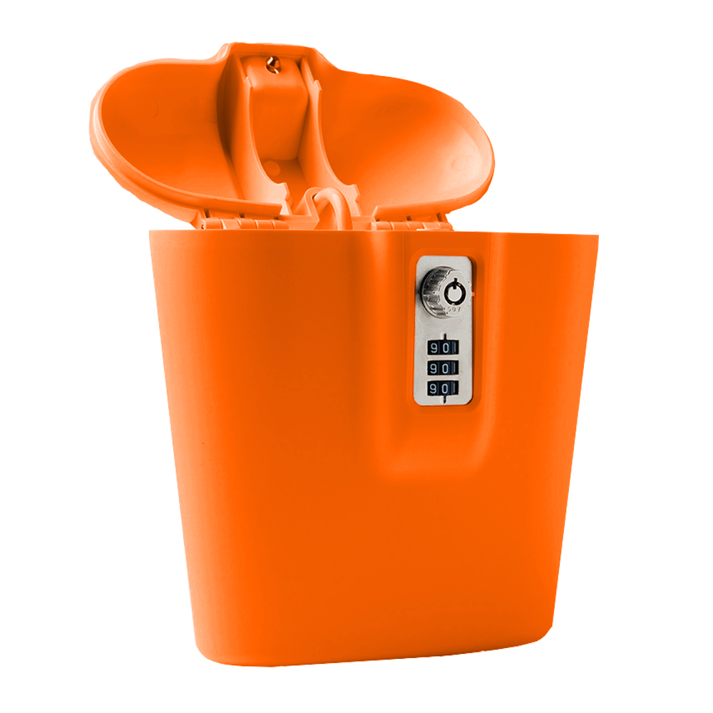SAFEGO | Oversight Orange Portable Safe